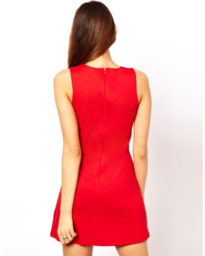 ASOS 60'S A-Line Shift Dress in Black - Lyst