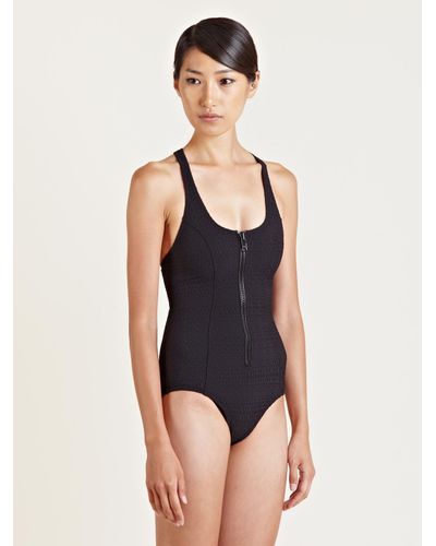 Lisa Marie Fernandez Womens Elisa Maillot Swimsuit In Black Lyst