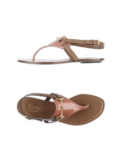 Gucci Flip Flops in Pastel Pink (Pink) - Lyst