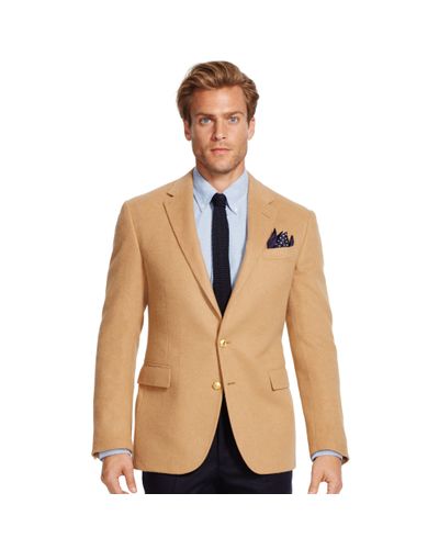 Polo Ralph Lauren Polo I Camel Hair Sport Coat in Natural for Men | Lyst