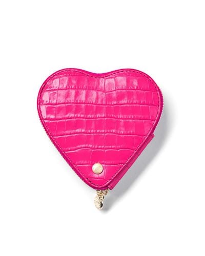 Aspinal Of London Heart Purse Funeral | semashow.com