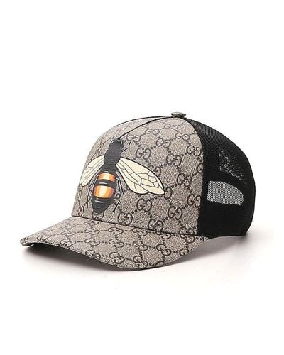 Gucci Canvas GG Supreme Bee Cap for Men | Lyst UK