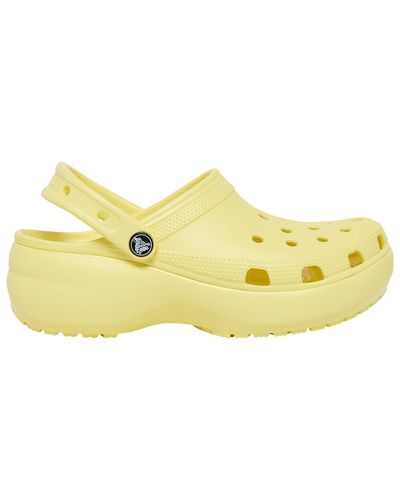 Crocs™ Classic Platform - Shoes in Banana (Yellow) | Lyst