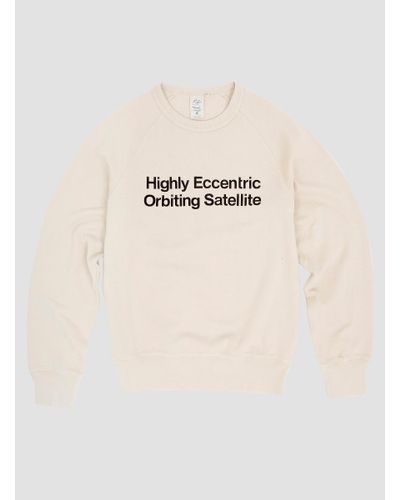 Garbstore Fleece Eccentric Sweatshirt in Natural for Men - Lyst