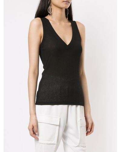 Manning Cartell Synthetic V-neck Tank Top in Black - Lyst