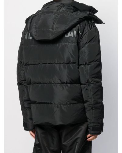 DIESEL Denim Only The Brave Padded Coat in Black for Men - Lyst