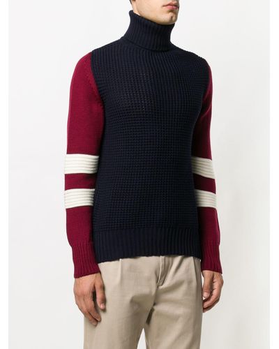 LC23 Turtle Neck Jumper in Blue for Men - Lyst