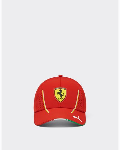 Red Ferrari Hats for Women | Lyst