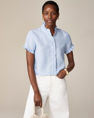 Ruffle Shirts for Women - Up to 85% off | Lyst
