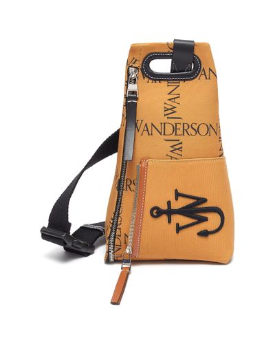 JW Anderson Anchor Logo Canvas Bum Bag Men Bags Messenger Bags Anchor ...
