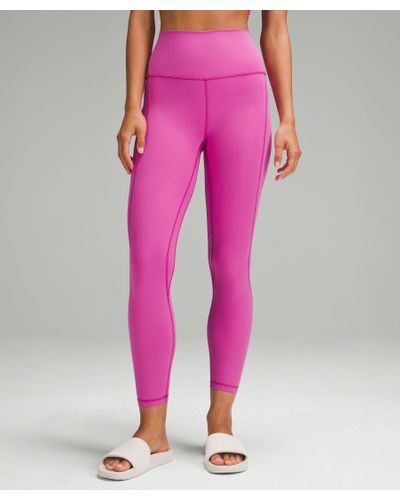 Pink lululemon Pants for Women | Lyst