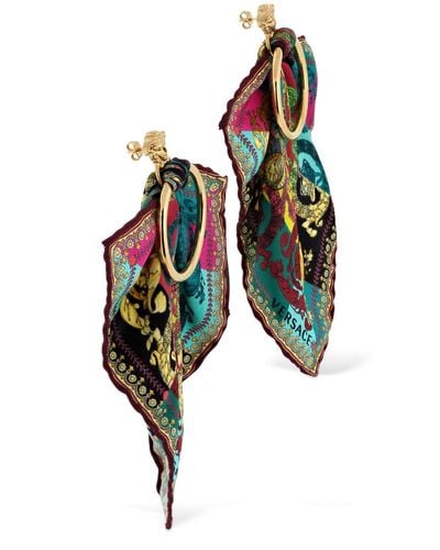 Versace sash earrings store