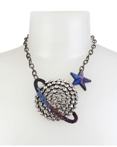 Betsey johnson saturn necklace store