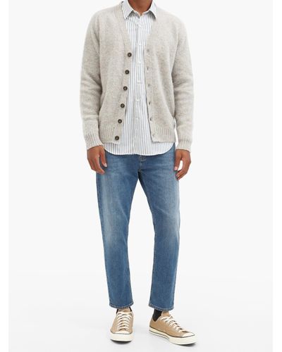 Howlin' By Morrison Will-o-the-wisp Wool Cardigan in Gray for Men - Lyst