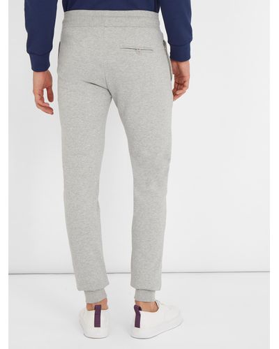 Frescobol Carioca Slim-leg Cotton-blend Track Pants in Light Grey (Gray ...