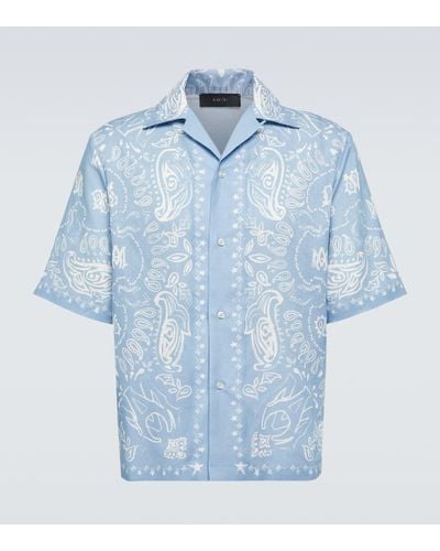 Blue Amiri Shirts for Men | Lyst