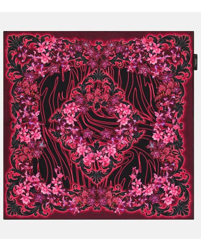 Red Versace Scarves and mufflers for Women | Lyst