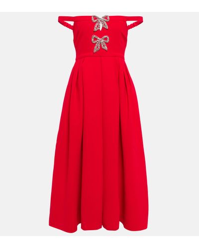 Red Self-Portrait Dresses for Women | Lyst