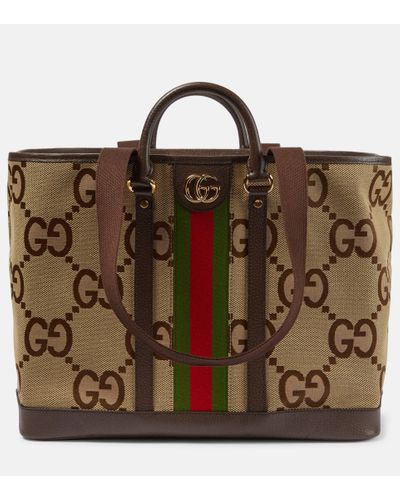 Gucci Canvas Tote Bags for Women - Up to 20% off | Lyst
