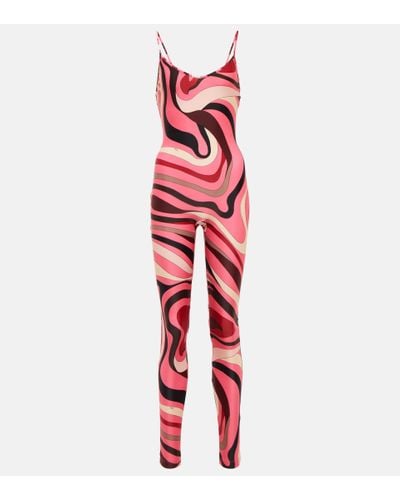 Red Emilio Pucci Jumpsuits and rompers for Women | Lyst