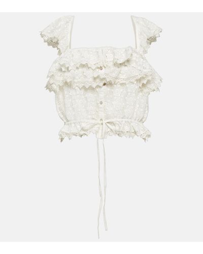 White LoveShackFancy Tops for Women | Lyst