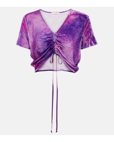Purple Acne Studios Tops for Women | Lyst