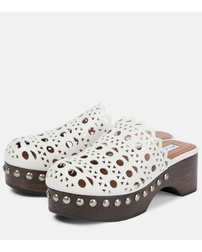 Leather Clogs for Women | Lyst