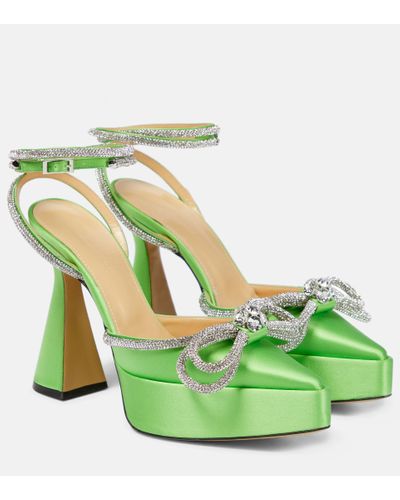 Green Pump shoes for Women | Lyst