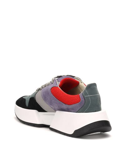 MM6 by Maison Martin Margiela Suede Sneakers - Lyst
