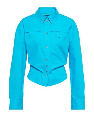 Aqua Blue Tops for Women | Lyst