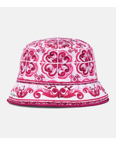 Pink Dolce & Gabbana Hats for Women | Lyst