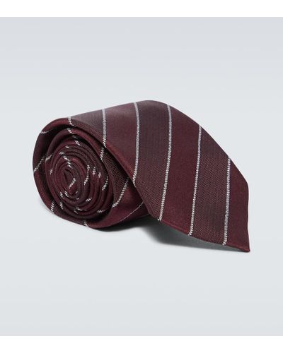 Red Brunello Cucinelli Ties for Men | Lyst