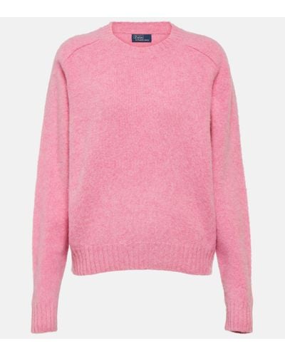Pink Polo Ralph Lauren Sweaters and knitwear for Women | Lyst