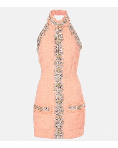 Pink Balmain Dresses for Women | Lyst