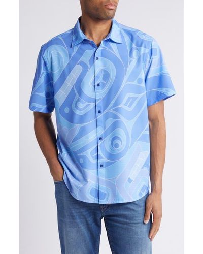 Ocean Blue Shirts for Men | Lyst