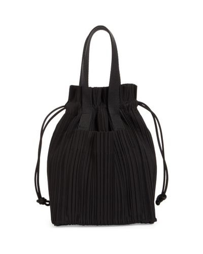 Black Pleats Please Issey Miyake Bags for Women | Lyst
