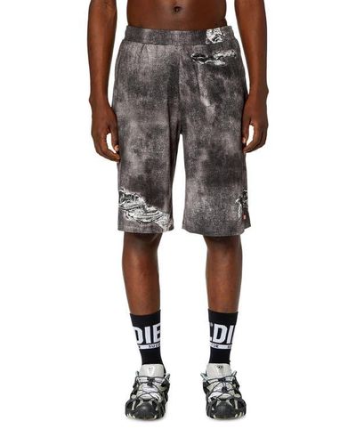 Black DIESEL Shorts for Men | Lyst