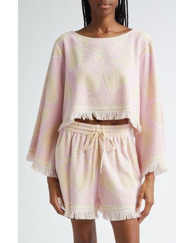 Zimmermann Floral Crop Tops for Women - Up to 60% off | Lyst