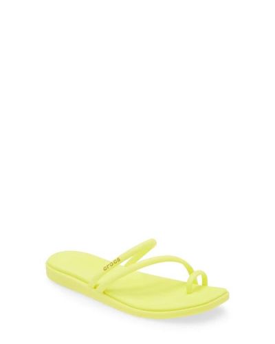 Yellow Crocs™ Flats for Women | Lyst