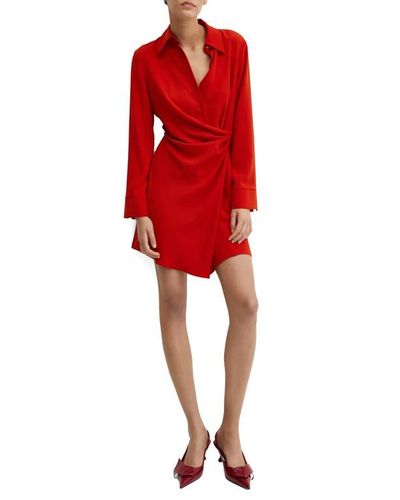 Mango Wrap Dresses for Women | Lyst