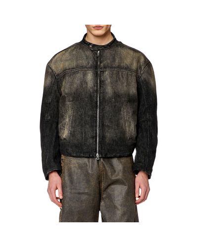 Diesel Jacket Brown for Men - Up to 72% off | Lyst
