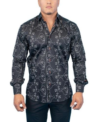 Black Maceoo Shirts for Men | Lyst