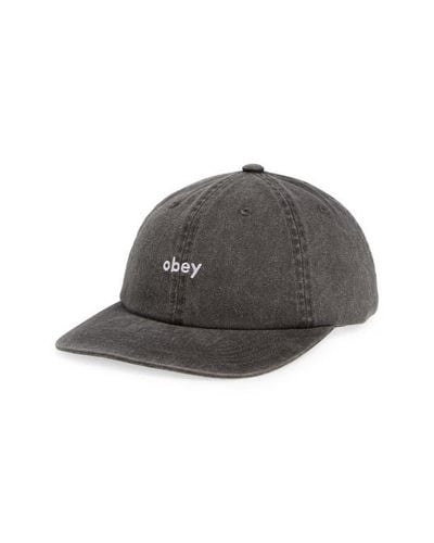 Black Obey Hats for Men | Lyst