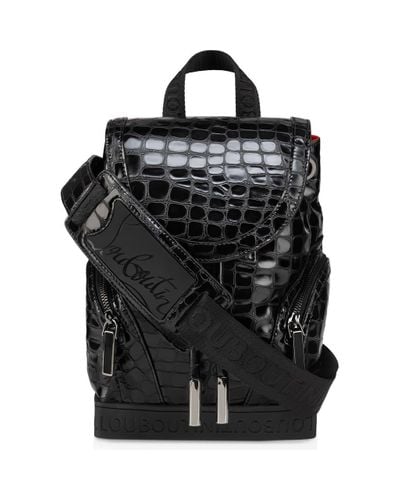 Black Christian Louboutin Backpacks for Men | Lyst