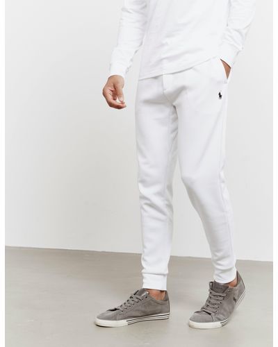 Polo Ralph Lauren Tech Fleece Track Pants White | Lyst Canada