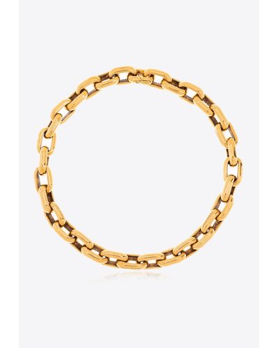 Metallic Alexander McQueen Necklaces for Women | Lyst