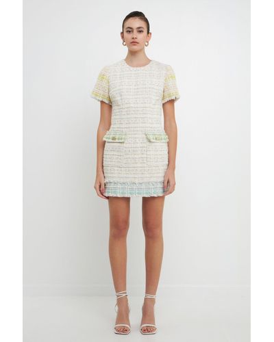 Endless Rose Tweed Mini Dresses for Women - Up to 30% off | Lyst