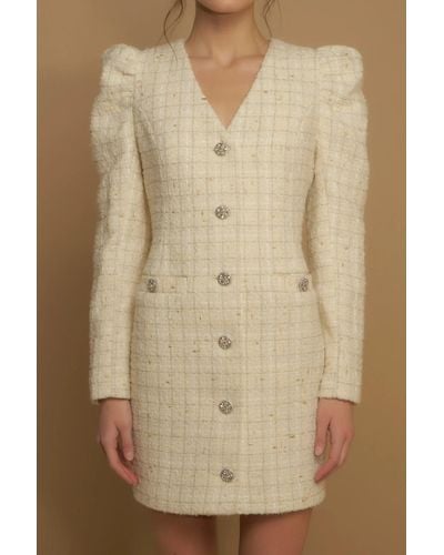 Endless Rose Tweed Mini Dresses for Women - Up to 64% off | Lyst