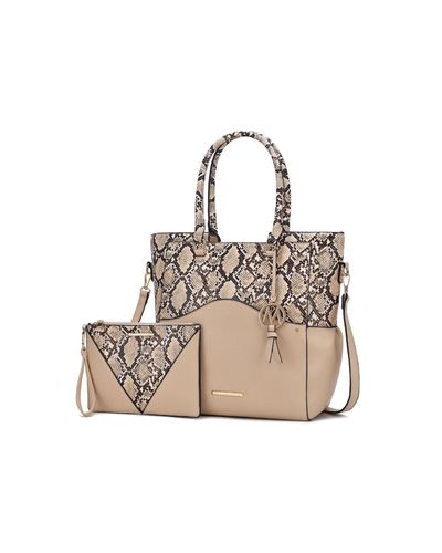 Natural MKF Collection by Mia K Tote bags for Women | Lyst