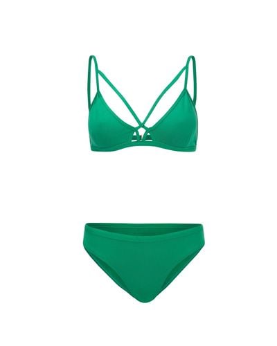 Emerald Green Bikinis and bathing suits for Women | Lyst